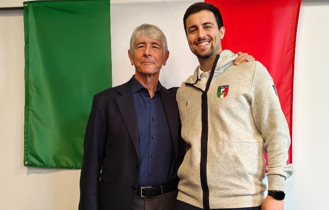 FONTE NUOVA- Lorenzo Cardarelli dell’ASD Roma Tamburello in visita ad ...